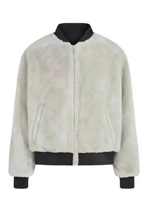 Karl Lagerfeld Reversible Bomber Jacket - Neutrals