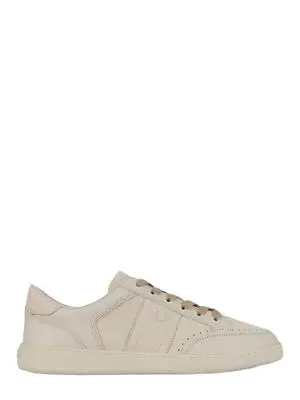 FERRAGAMO Low-top Sneakers With Signature - Neutrals