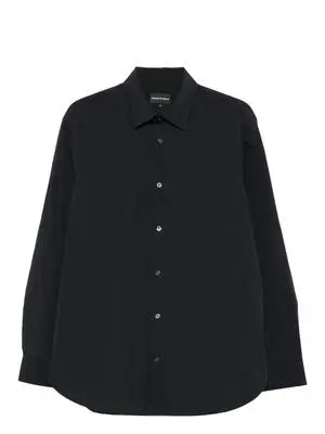 Emporio Armani Button-up Long-sleeve Shirt - Blue