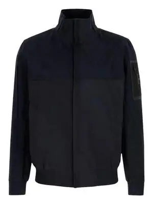 Hugo Logo-patch Zip-up Jacket - Blue