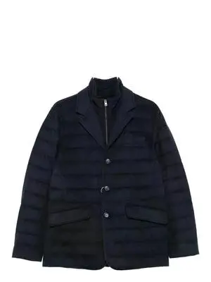 Herno Layered-effect Padded Jacket - Blue