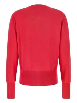 VIVIENNE WESTWOOD Vivienne Westwood Bea Orb-Embroidered Cardigan Red