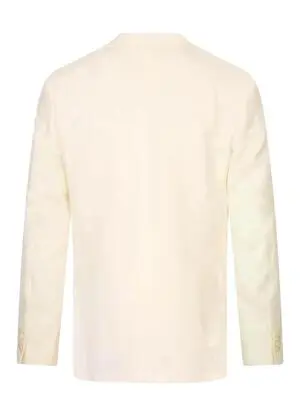 Canali Peak-lapel Double-breasted Blazer - White