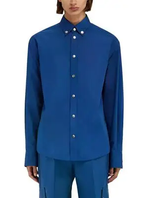 FERRAGAMO Button-down Collar Shirt - Blue