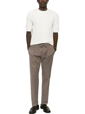 Herno Pleated Drawstring Trousers - Grey