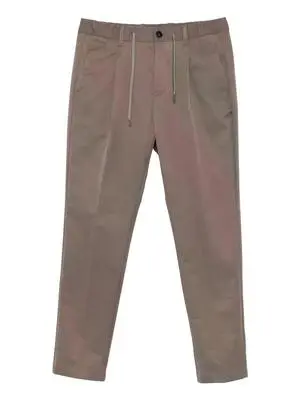 Herno Pleated Drawstring Trousers - Grey
