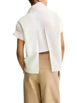ARLO MOTT Clark Split-back Shirt - White