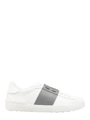 Valentino Garavani Open Rockstud Embellished Sneakers - White