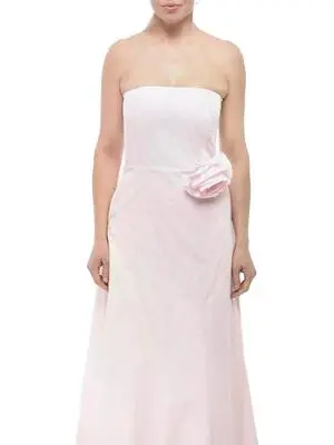 Bernadette Caswel Strapless Maxi Dress - Pink