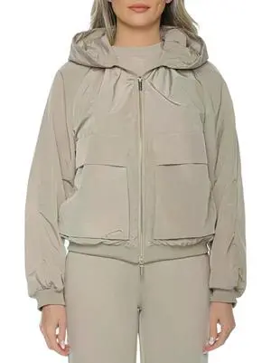 Armani Exchange Hooded Flap-pocket Jacket - Neutrals