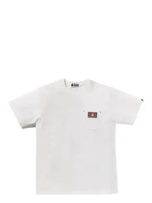 A BATHING APE A Rising Pocket T-shirt - White