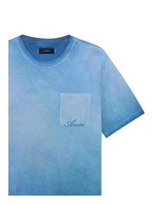 Amiri Faded Pocket T-shirt - Blue
