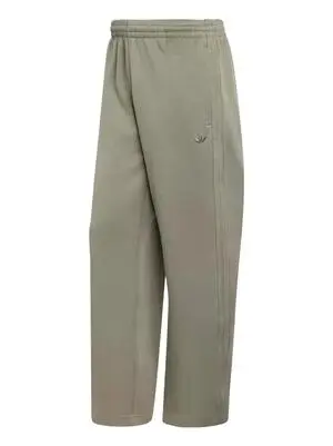 Adidas Logo-embroidered Side-stripe Track Pants - Green