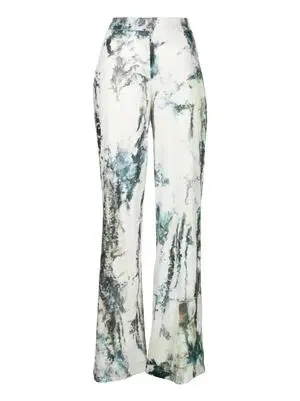 SAIID KOBEISY Embellished Wide Leg Pants - Multicolour