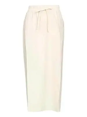 Max Mara Drawstring-waist Jersey Skirt - Neutrals