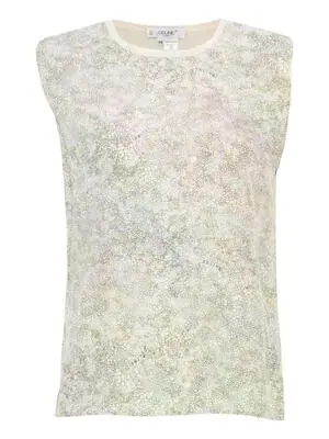 Celine 2000s Logo-print Abstract T-shirt - Neutrals