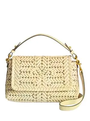 ANYA HINDMARCH Neeson Woven Cross Body Bag - Neutrals