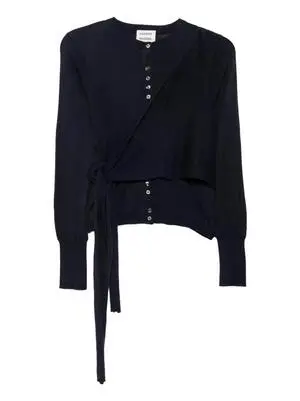 DAMSON MADDER Venna Wrap Cardigan - Black