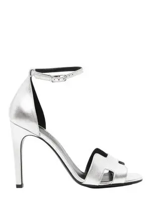Hermès 70mm Joy Sandals - Silver