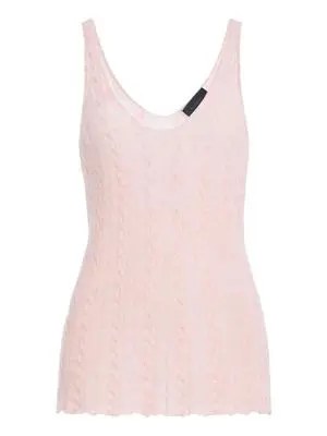 HAIKURE Lois" Wool-blend Cable-knit Tank Top - Pink