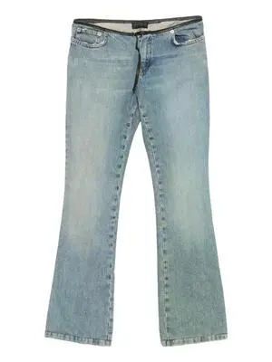 John Richmond 2000s Logo-embellished Jeans - Blue
