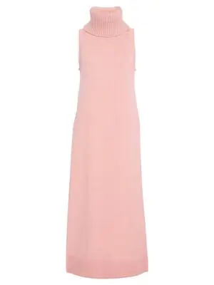 Michael Kors Cowl Neck Tunic Midi Dress - Pink