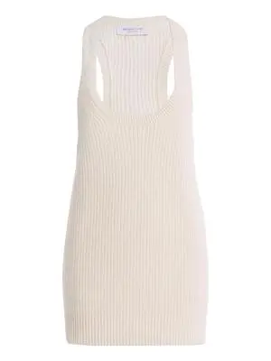 Michael Kors Racer Back Tank Top - Ivory