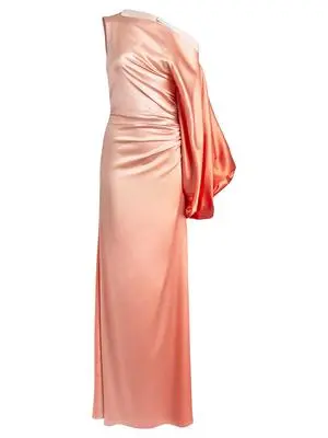 Silvia Tcherassi Silk Layered Dress - Pink