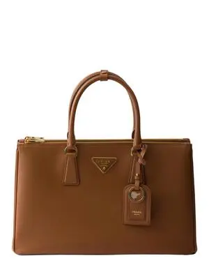 Prada Large Saffiano Leather Galleria Top-handle Bag - Brown