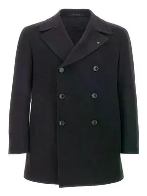 Tagliatore Stephan Double-breasted Coat - Blue