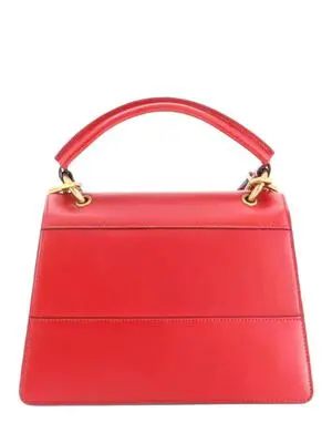 Gucci Queen Margaret Leather Small Satchel - Red