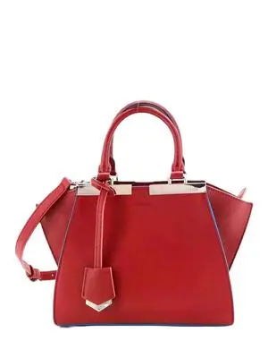Fendi 3jours Bag Leather Mini Crossbody Bag - Red