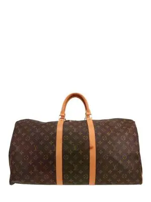 LOUIS VUITTON Keepall Monogram Holdall - Brown