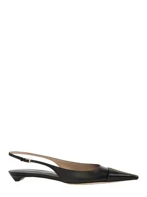 TOM FORD Shiny-leather Thea Slingkback Ballerinas - Black