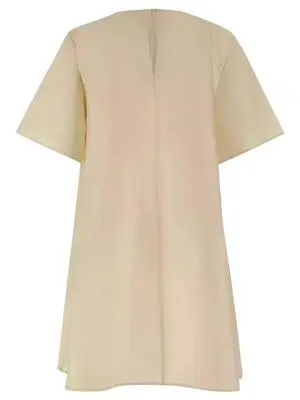 KAOS A-line Short-sleeve Mini Dress - Neutrals