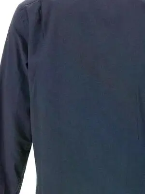 Paul & Shark Check-patterned Insert Chest-pocket Shirt - Blue