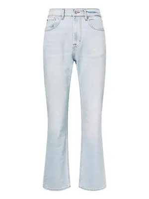 7 For All Mankind Easy Straight-leg Denim Jeans - Crystal