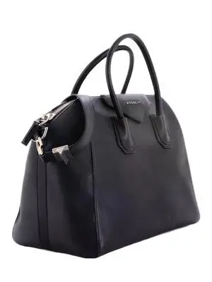Givenchy Antigona Bag Leather Medium Satchel - Black