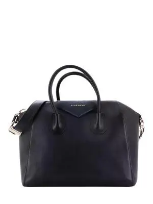 Givenchy Antigona Leather Medium Satchel - Black