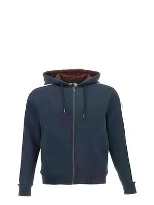 COLMAR Heritage Contrast-stripe Zip-up Hoodie - Blue
