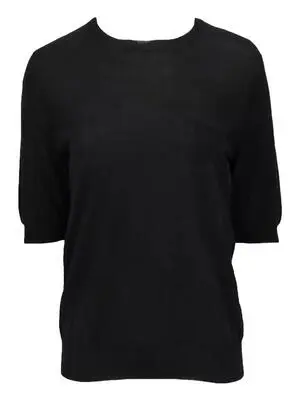 Isaia Crew-neck T-shirt - Black