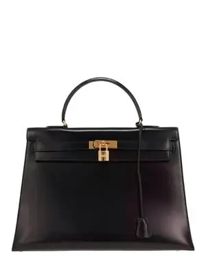 Hermès 1981 Kelly 35 Tote Bag - Black