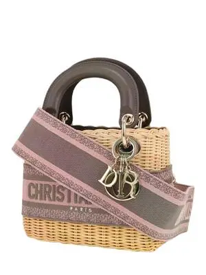 Dior Lady Woven Mini Bag - Neutrals