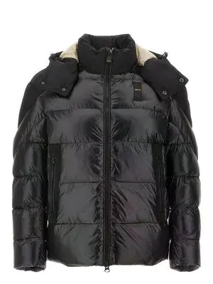 BLAUER. Kiernan Hooded Down Jacket - Black