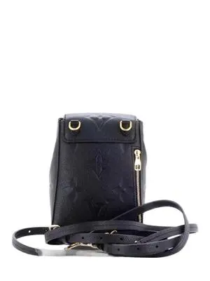 LOUIS VUITTON Tiny Monogram Empreinte Giant Backpack - Black