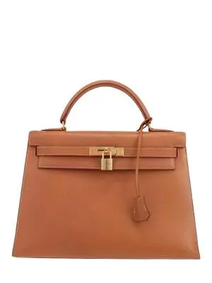 Hermès Hermès 1997 Kelly 32 Epsom Handbag Brown