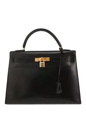 Hermès 1999 32 Kelly Tote Bag - Black