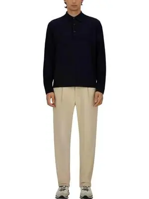 Herno Long-sleeved Polo Shirt - Blue