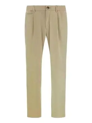 Herno Pleated-front Trousers - Neutrals