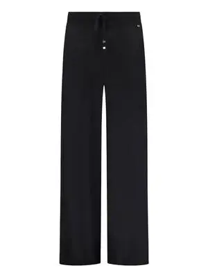Herno Drawstring Waist Cashmere Trousers - Black